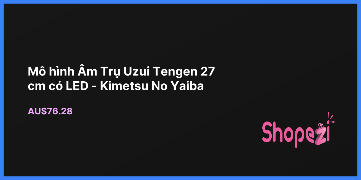 Mô hình Âm Trụ Uzui Tengen 27 cm có LED - Kimetsu No Yaiba | Shop for Clothing, Toys, Comics & More
