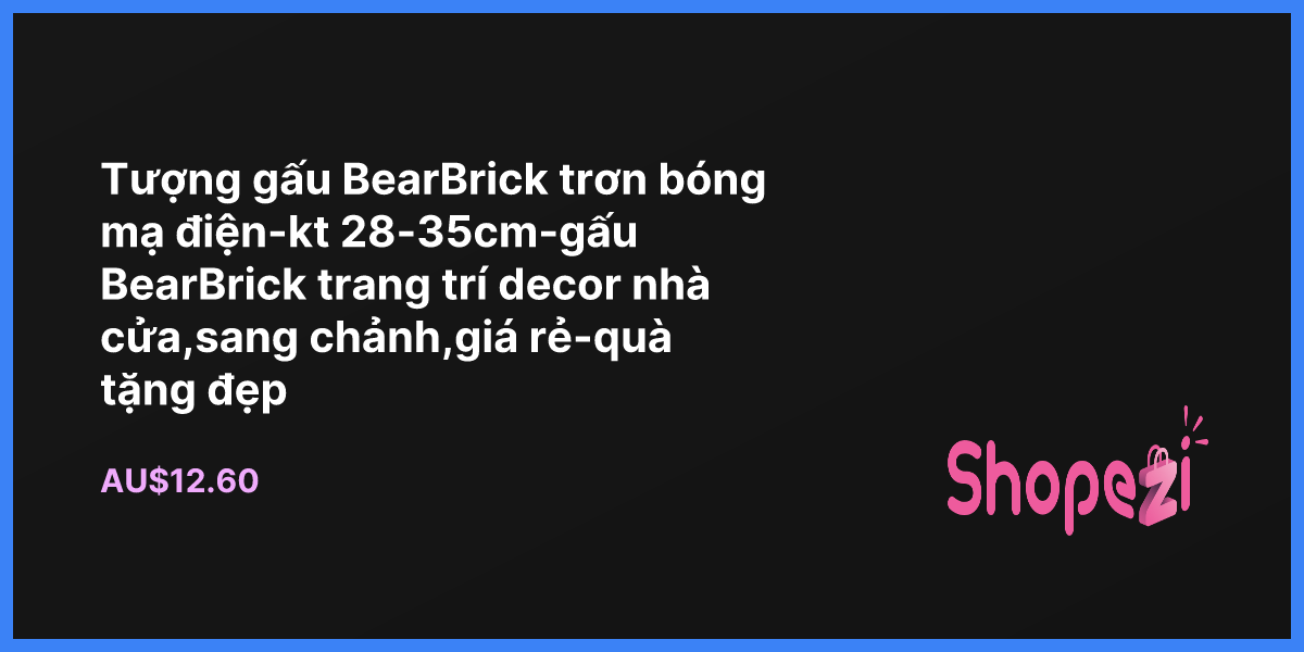 Tượng gấu BearBrick trơn bóng mạ điện-kt 28-35cm-gấu BearBrick trang trí decor nhà cửa,sang ...